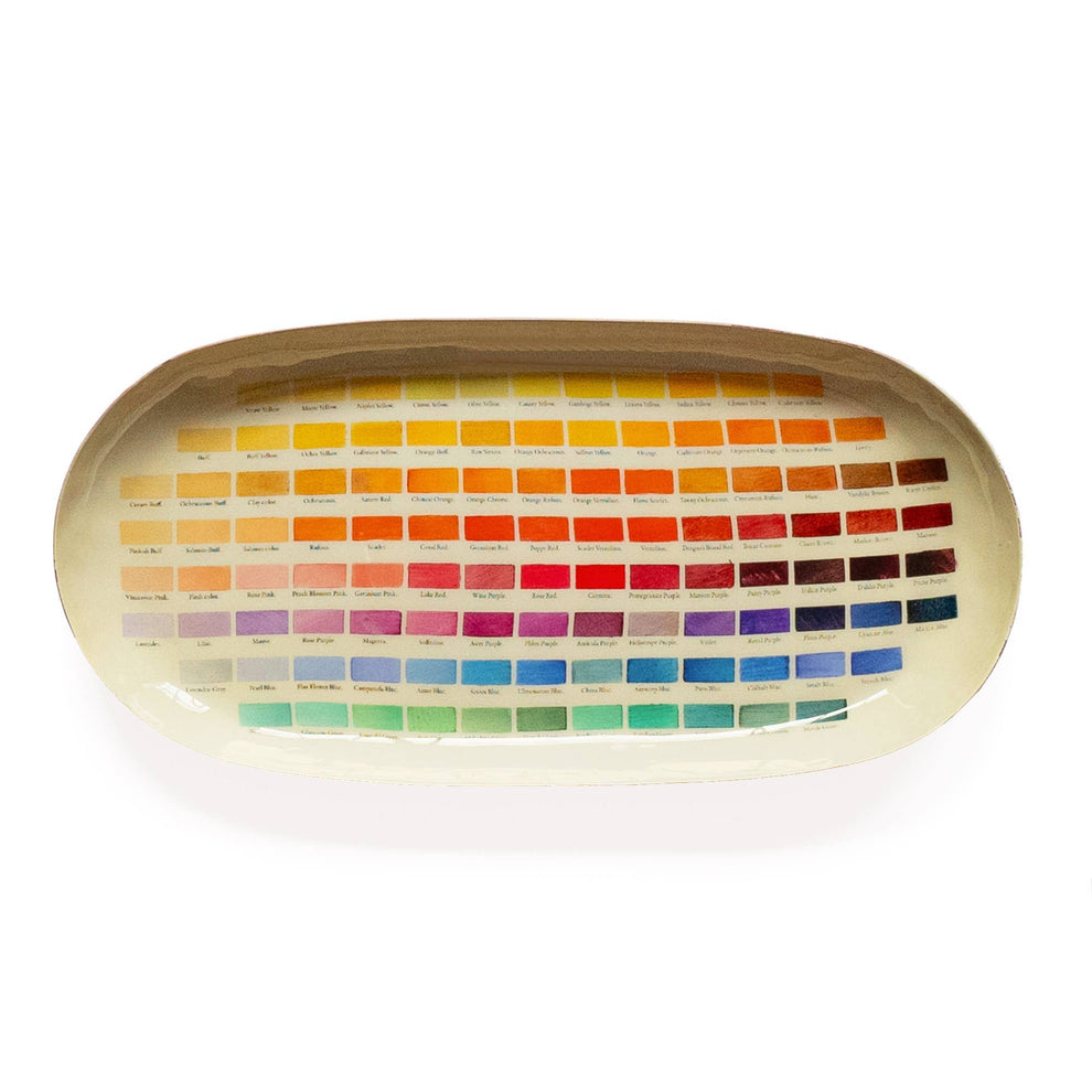 Oval Enamel Tray - Nomenclature of Colors – Fox and Kit