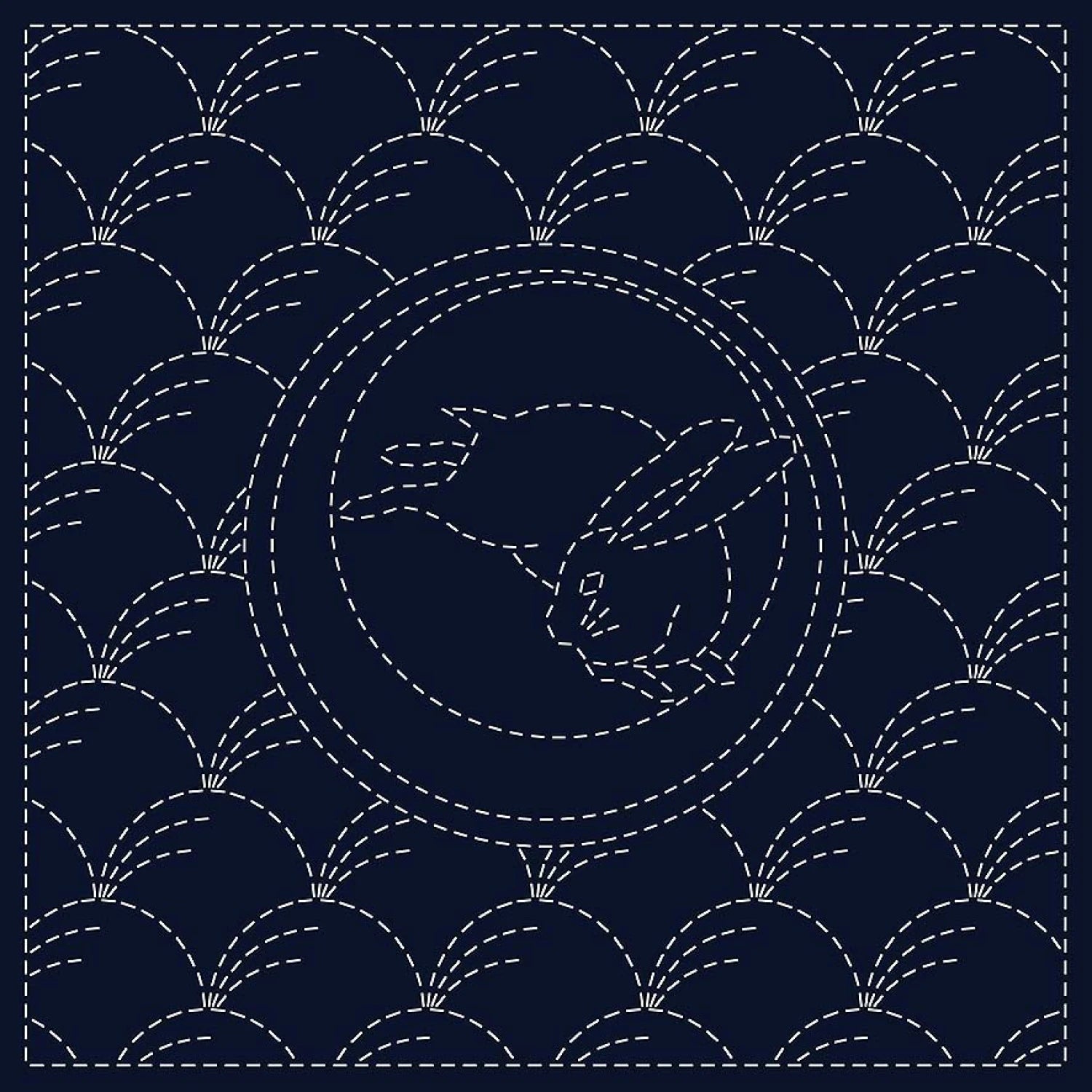 Sashiko Cloth Rabbits – Fox and Kit